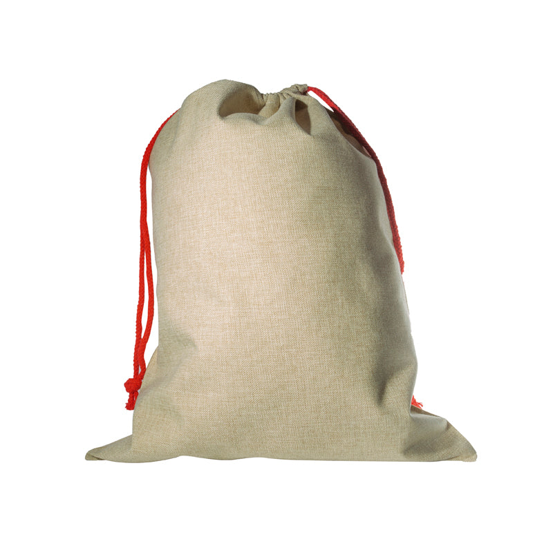 Small Faux Burlap Santa Sack – Wholesale Sublimation Supplies