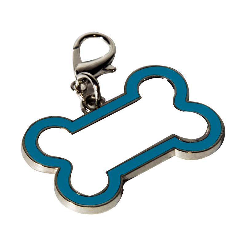 Blue Bone Shaped Dog Tag – Wholesale Sublimation Supplies